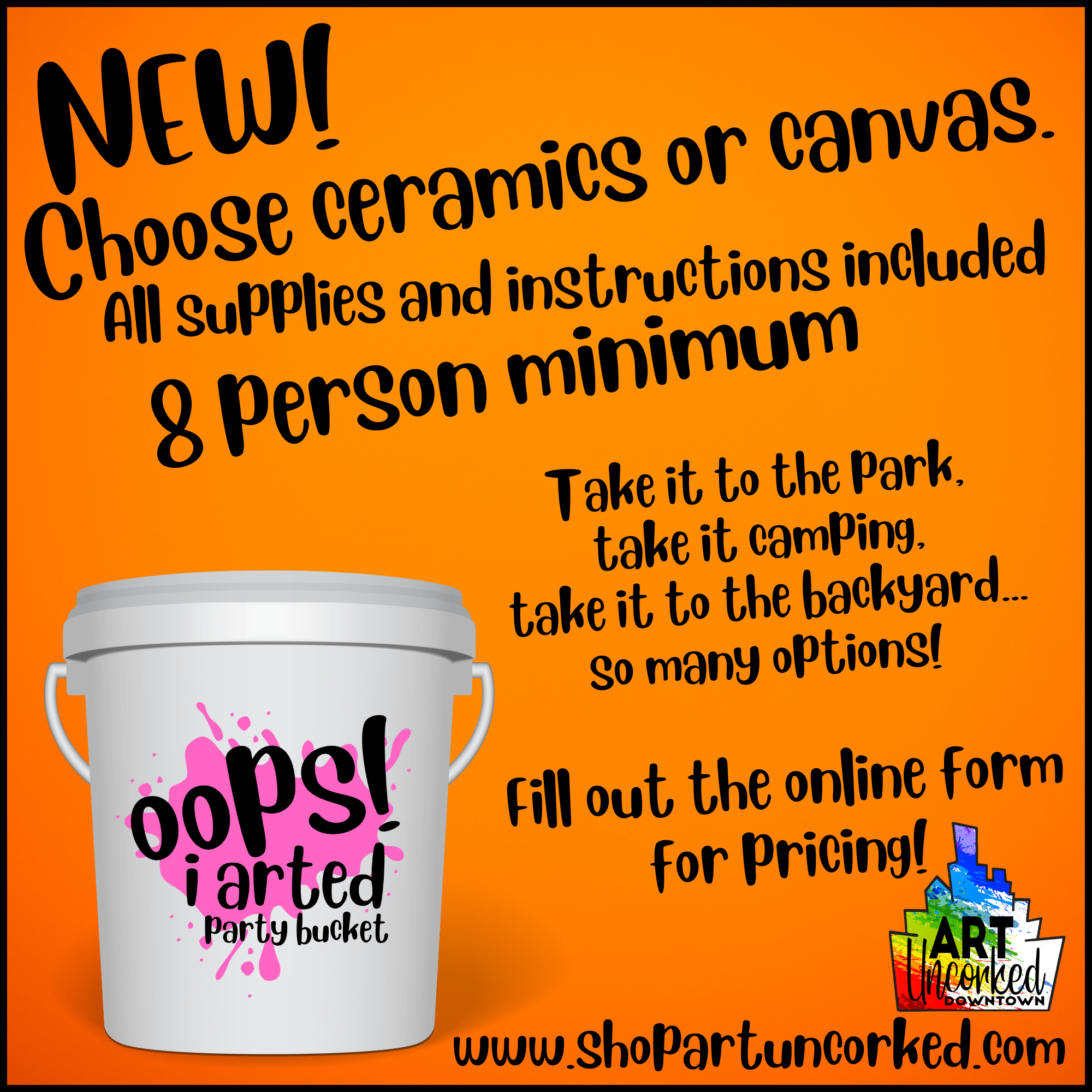 Party in a bucket | Art Uncorked